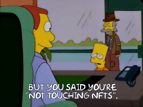 Tim Sweeney (from EGS) went from "Not touching NFTs" to "great nascent ...