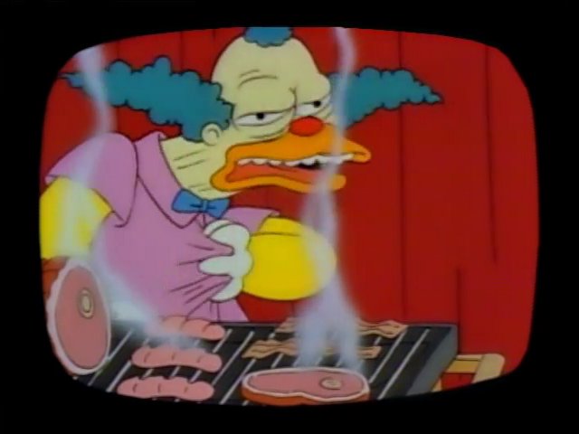 What Episode was it where Krusty the clown has a hear attack on live T ...