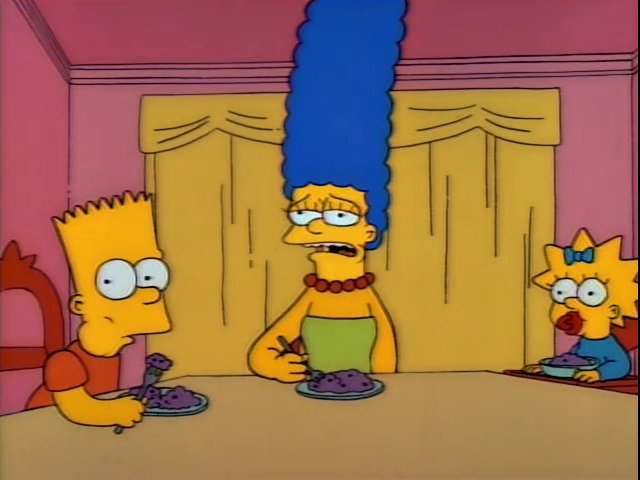 The Weird Faces made in The Simpsons