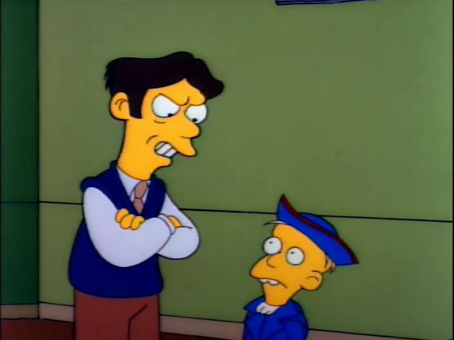 I was myself with a rag on a stick : r/TheSimpsons