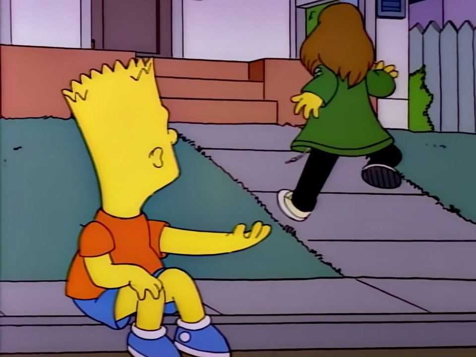Frinkiac - S04E08 - And there's the swimming pool. See you later, Bart ...