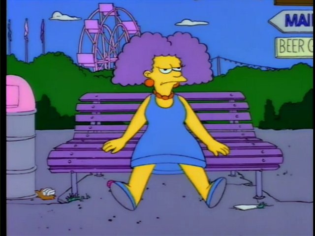 A Simpsons bench I painted for my yard : r/TheSimpsons