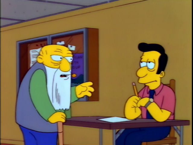 Which one of you is the mailman? : r/TheSimpsons