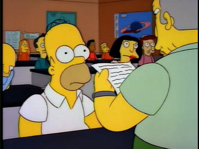 "All right here are your exams, 50 true or false questions." "True ...