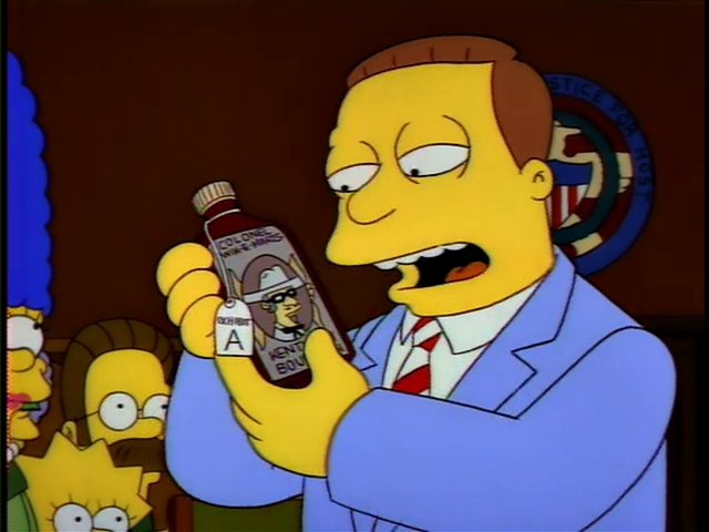 Mrs. Simpson claims that she forgot she was carrying that bottle of ...