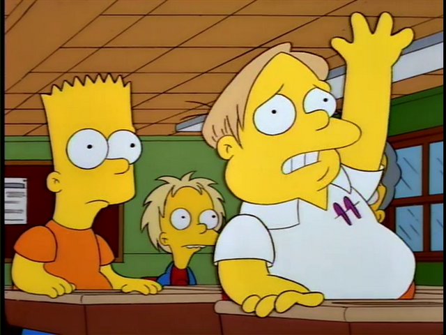 Oh, pick me teacher! I'm ever so smart! : r/TheSimpsons