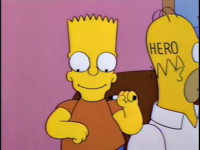 For images of front-facing Simpsons charecters