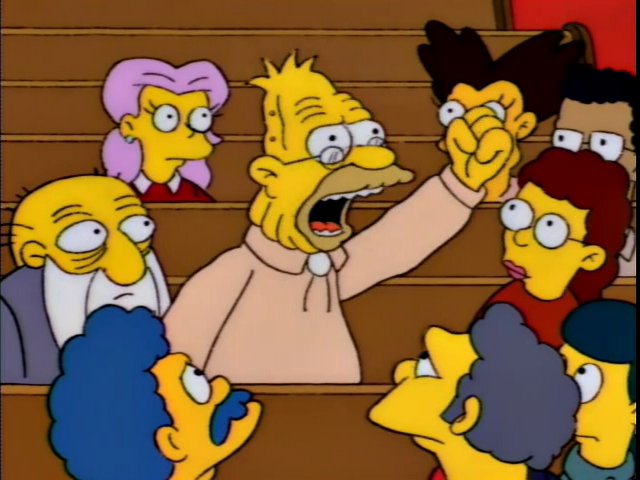 Let's sacrifice him to our god! : r/TheSimpsons