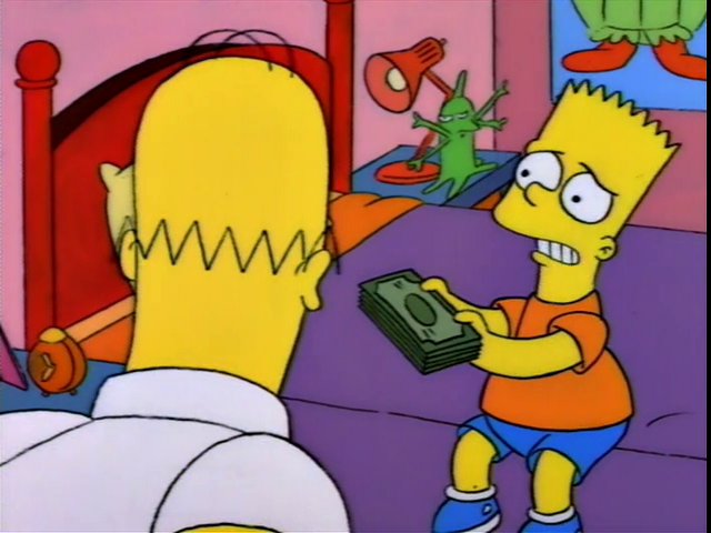 What would be the funniest simpsons still/picture to put on a wallet ...