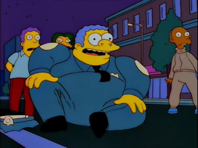 That's some nice reckless driving, Mr. B. : r/TheSimpsons