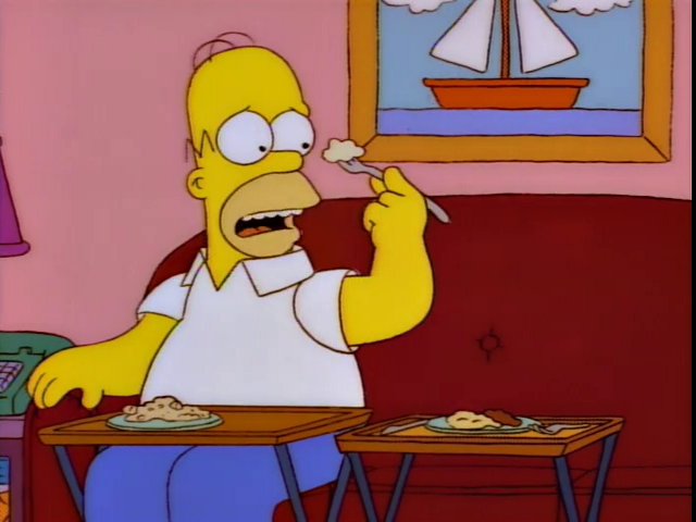 Where is Bart anyway? His dinner is getting all cold and eaten. : r ...