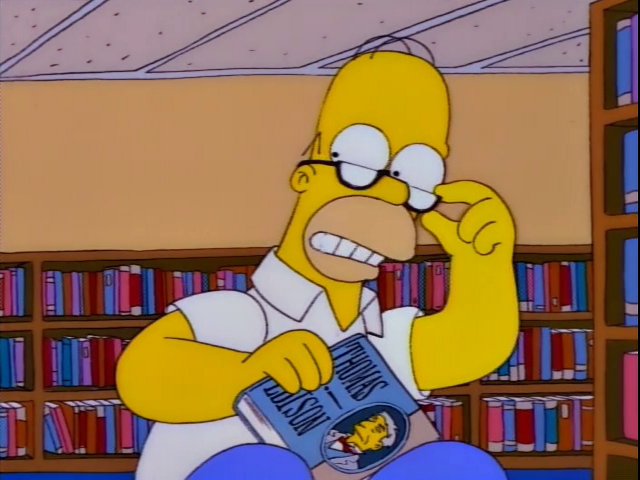 They won’t let me in the big people library downtown. There was some ...