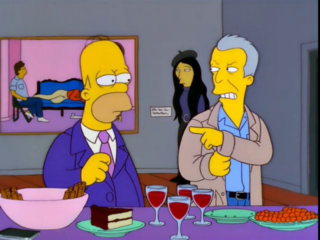 One of the more artfully brilliant episodes and images of The Simpsons ...