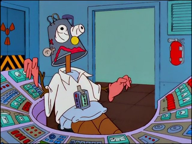 Does the power plant have a weekend shift? Homer and his coworkers seem ...