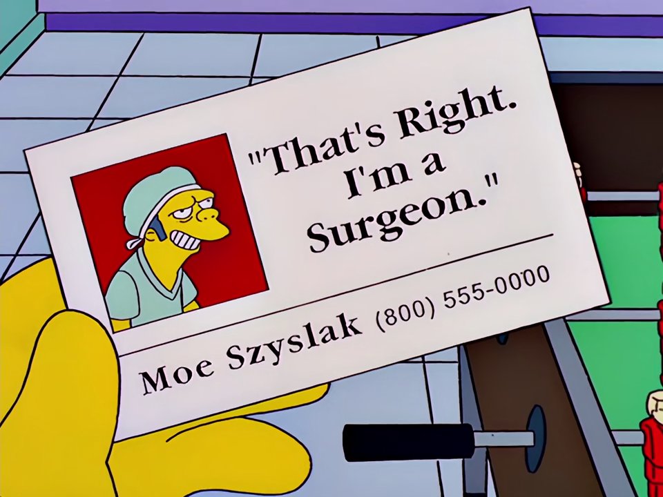 Gotta go, my damn wiener-kids are listening : r/TheSimpsons