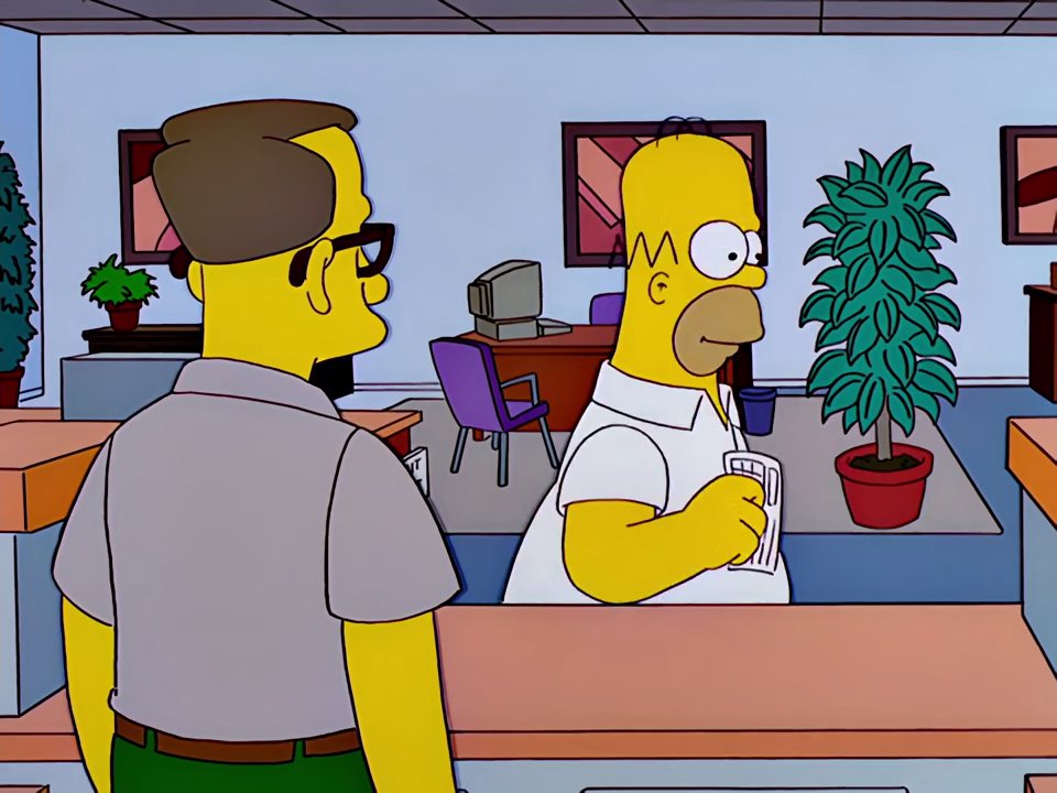 Frinkiac - S12E09 - Oh! Yes, of course. Uh, she's behind that plant ...