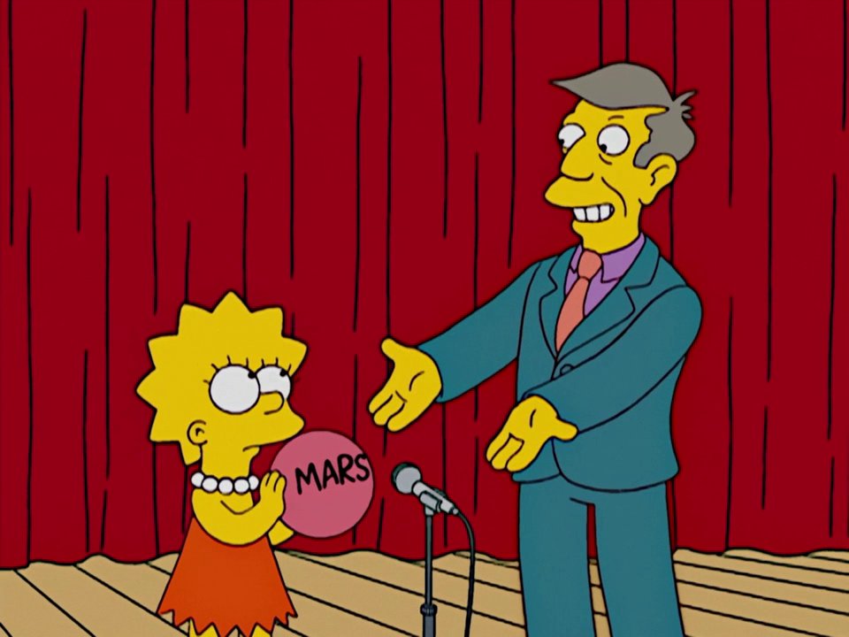 Behold the red planet! : r/TheSimpsons