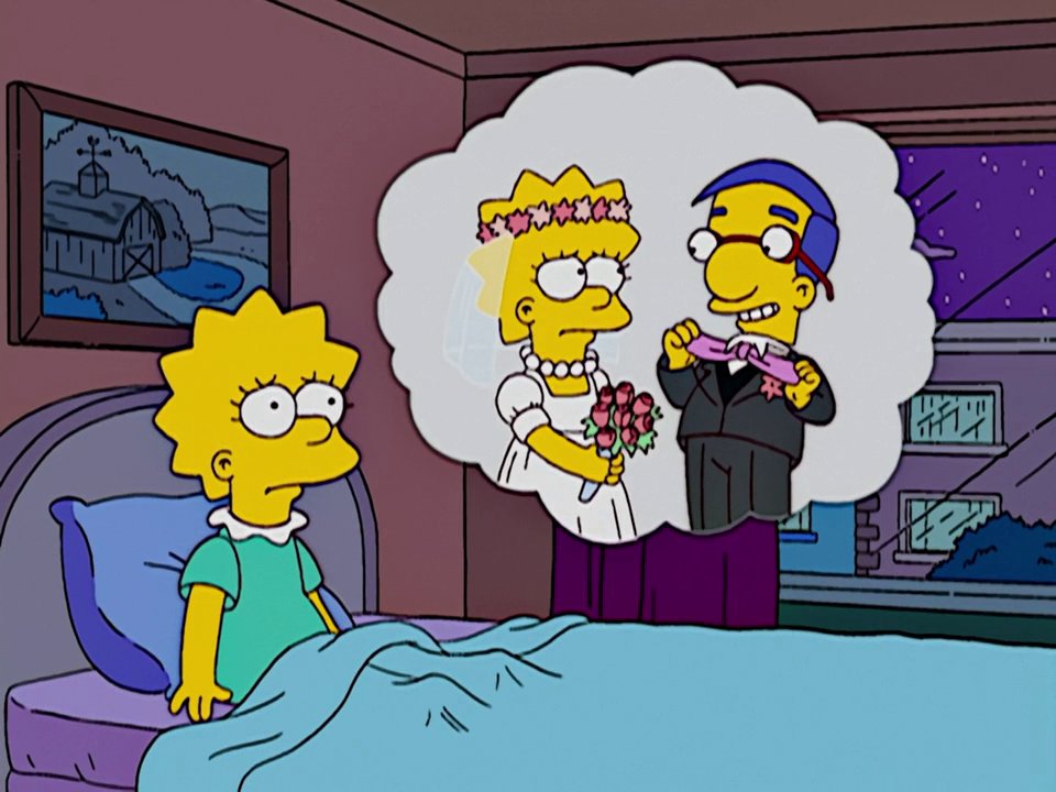 Oh... well, I suppose I could just skip college and marry Milhouse. : r ...