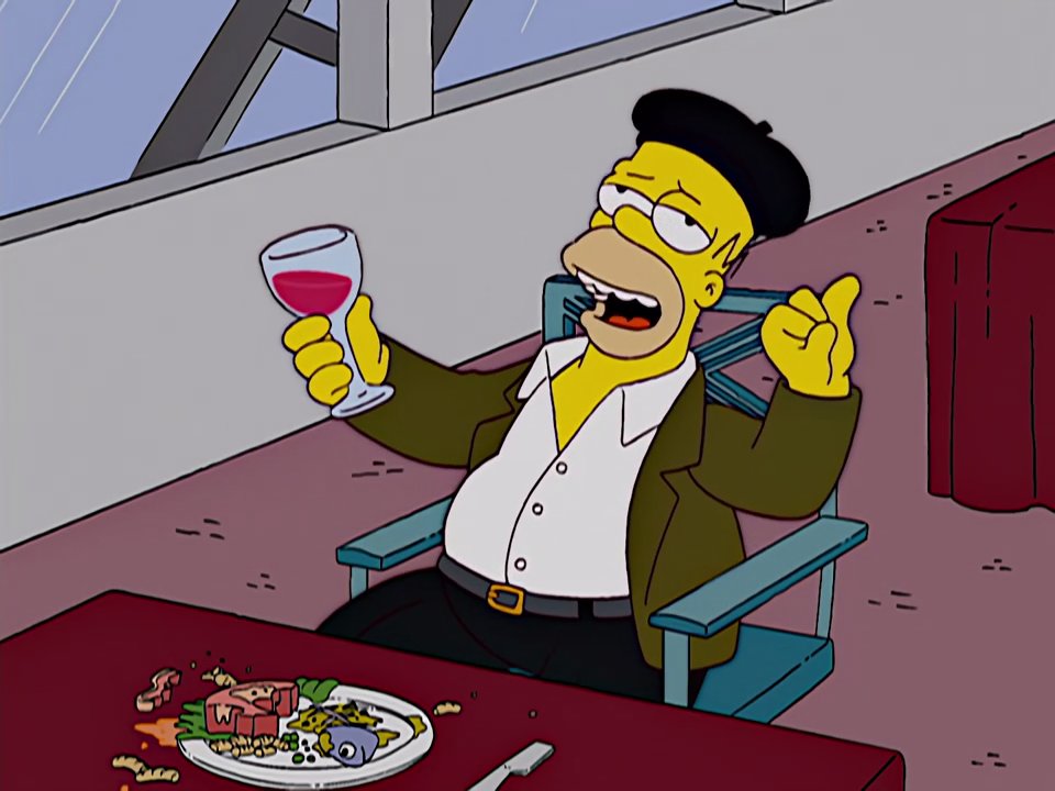 Sacré bleu! : r/simpsonsshitposting