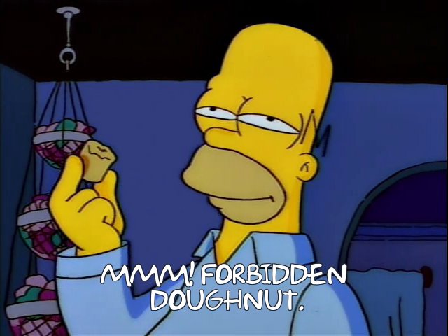 MMM! FORBIDDEN DOUGHNUT. : r/TheSimpsons