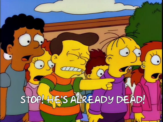 Reading an article today how the Simpsons are crushing this year's ...