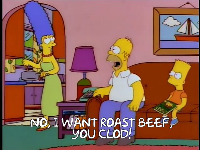 Homey, you want pork chops? : r/TheSimpsons