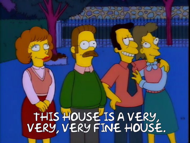 The Weird Faces made in The Simpsons