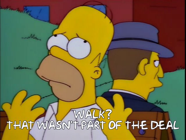 One of the most out of place things for Homer to do and it was casually ...