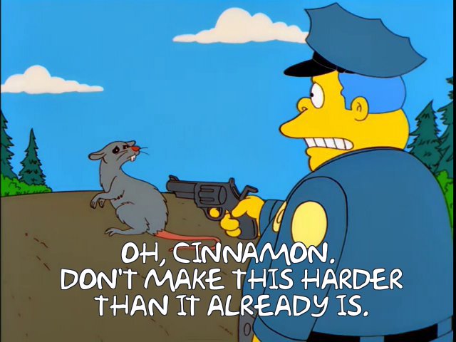 Oh, Cinnamon : r/TheSimpsons