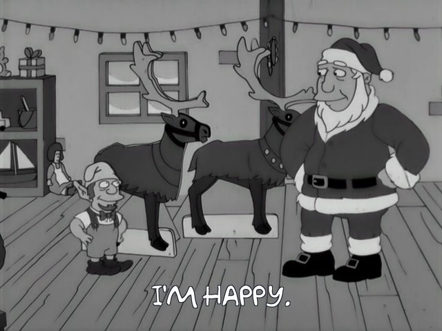 What's that, Blitzen? Why, yes, it is Christmas Eve! : r/TheSimpsons