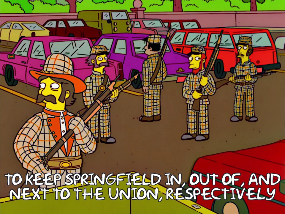 The second battle of Springfield was fought by the North... the South ...