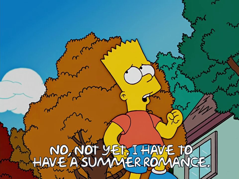 Bart running away : TheSimpsons