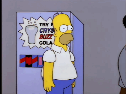 Mmm, invisible cola. : TheSimpsons