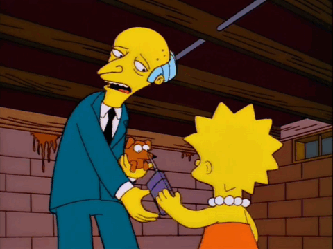 Here's a phone. Call somebody who cares : TheSimpsons