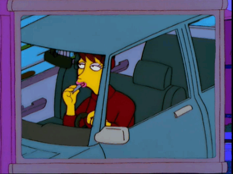 Learn to drive, dimwit! : r/TheSimpsons